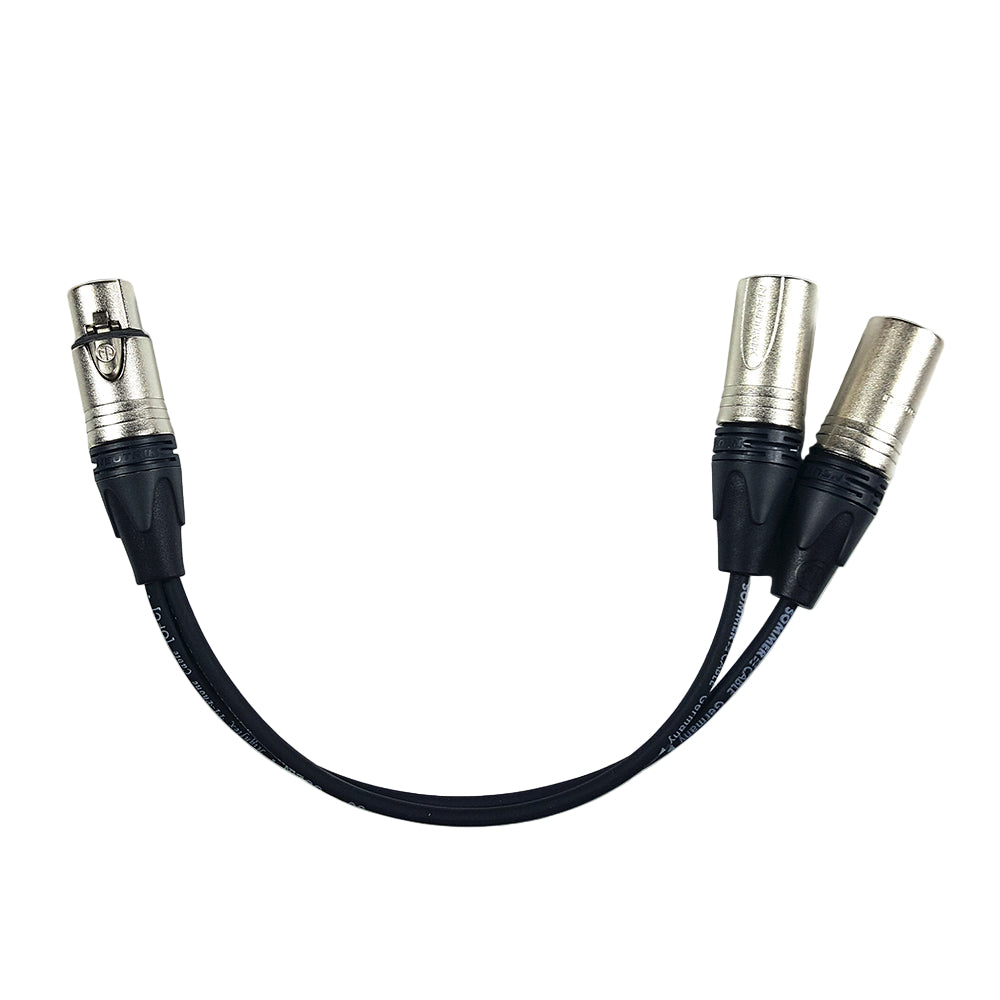 1 In 2 Out Y XLR Splitter Cables – Buzz Audio Shop